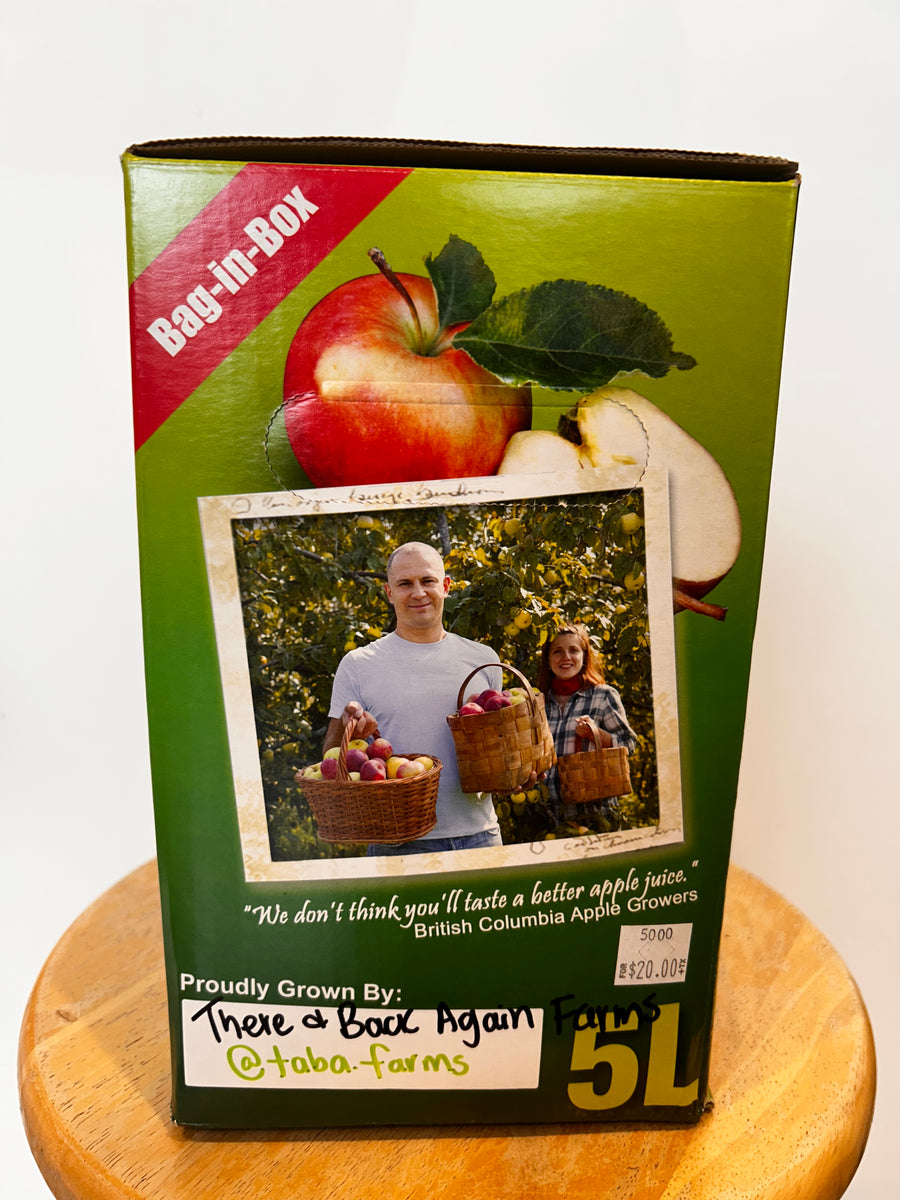Okanagan Apple Juice - 5L Box – Chickpeace Zero Waste Refillery